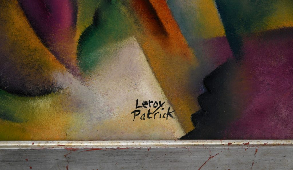 Art Deco style painting of a ladies in a forest - Deconamic