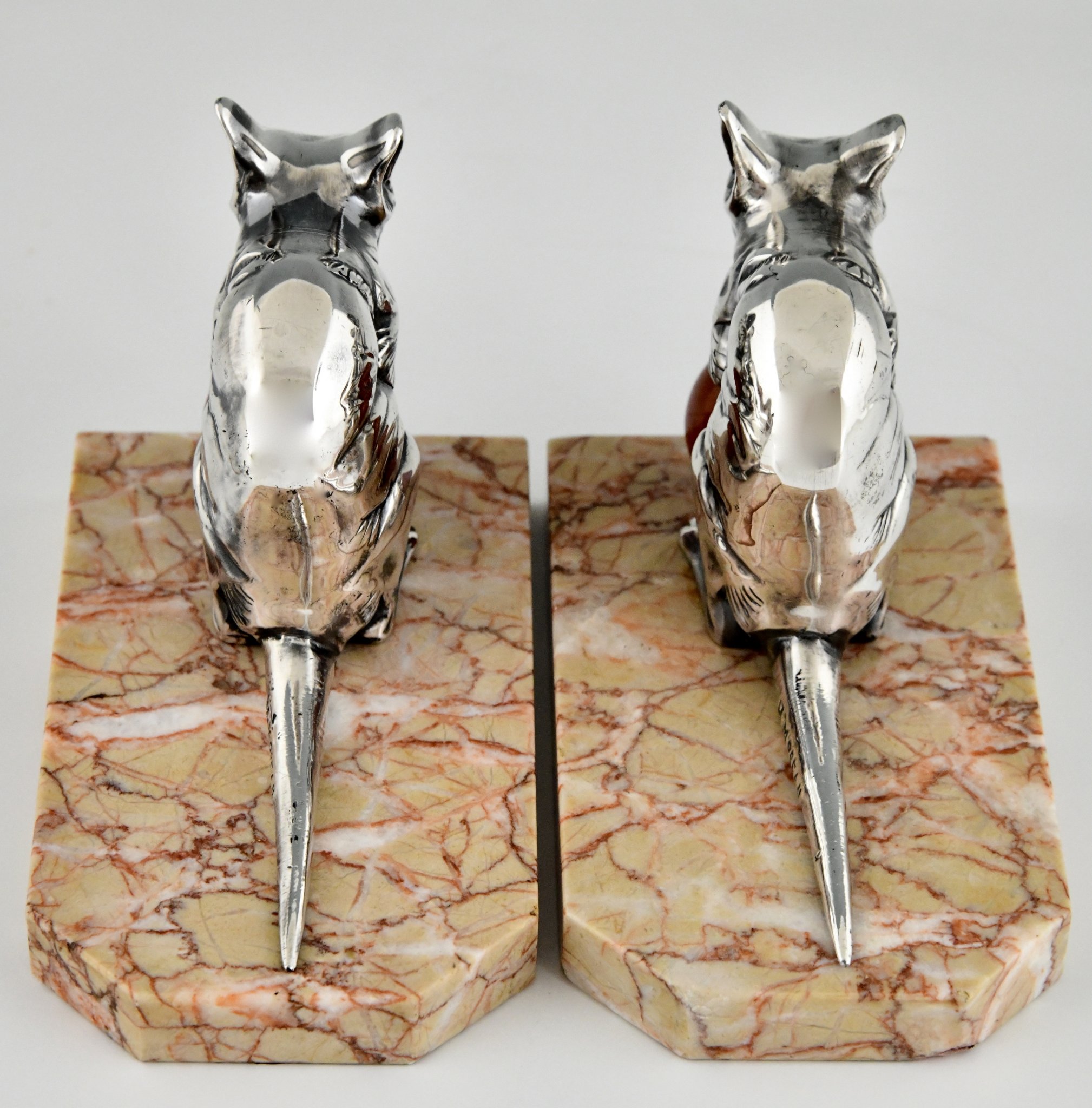 Art Deco mouse bookends. - Deconamic