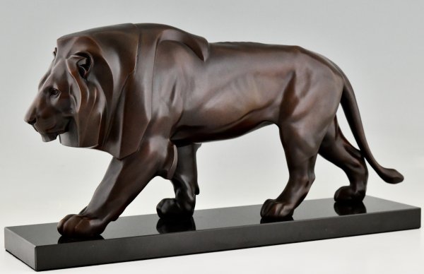 Art Deco style LION sculpture - Deconamic