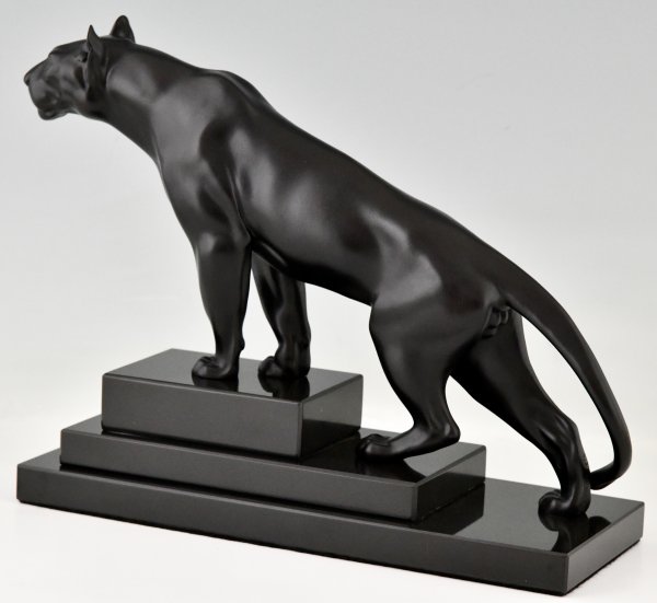 Art Deco style panther sculpture JUNGLE - Deconamic