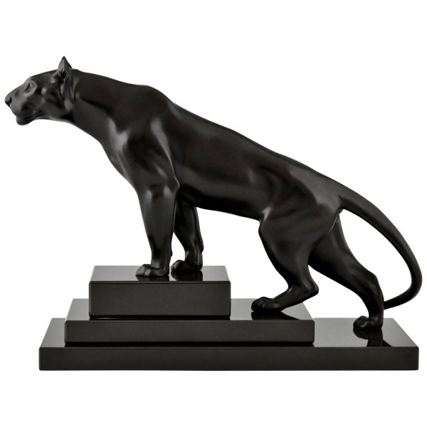 Art Deco style panther sculpture JUNGLE - Deconamic